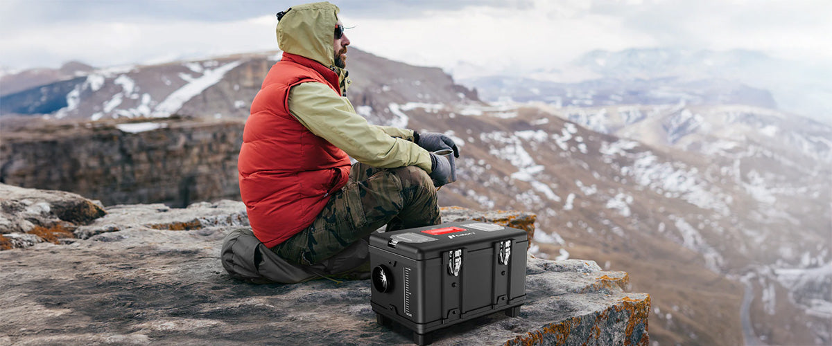 Bring a Diesel Heater to Mountaintop Camping - Hcalory