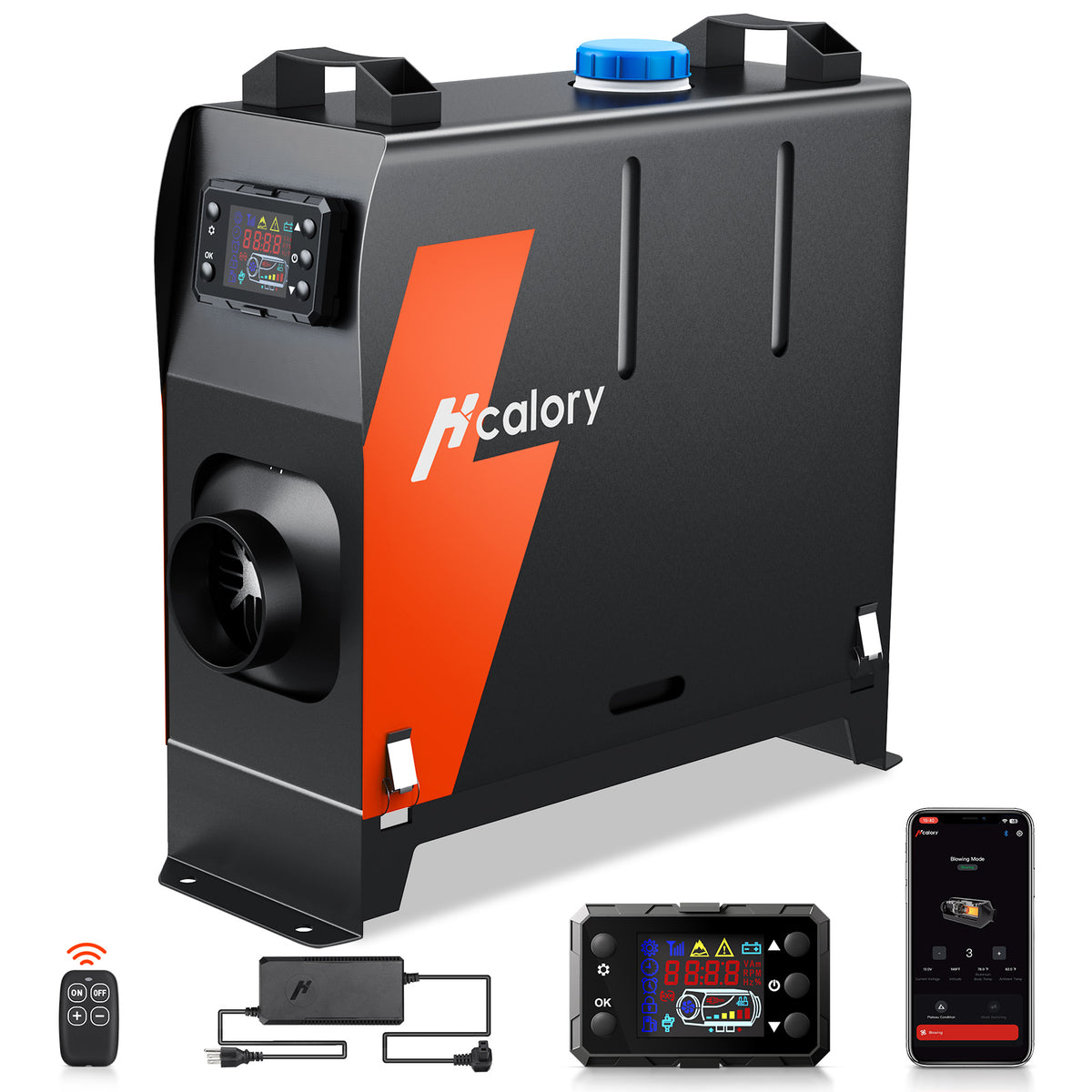 L1 Diesel Heater Station-SE, 8KW 12V All In One APP - Hcalory