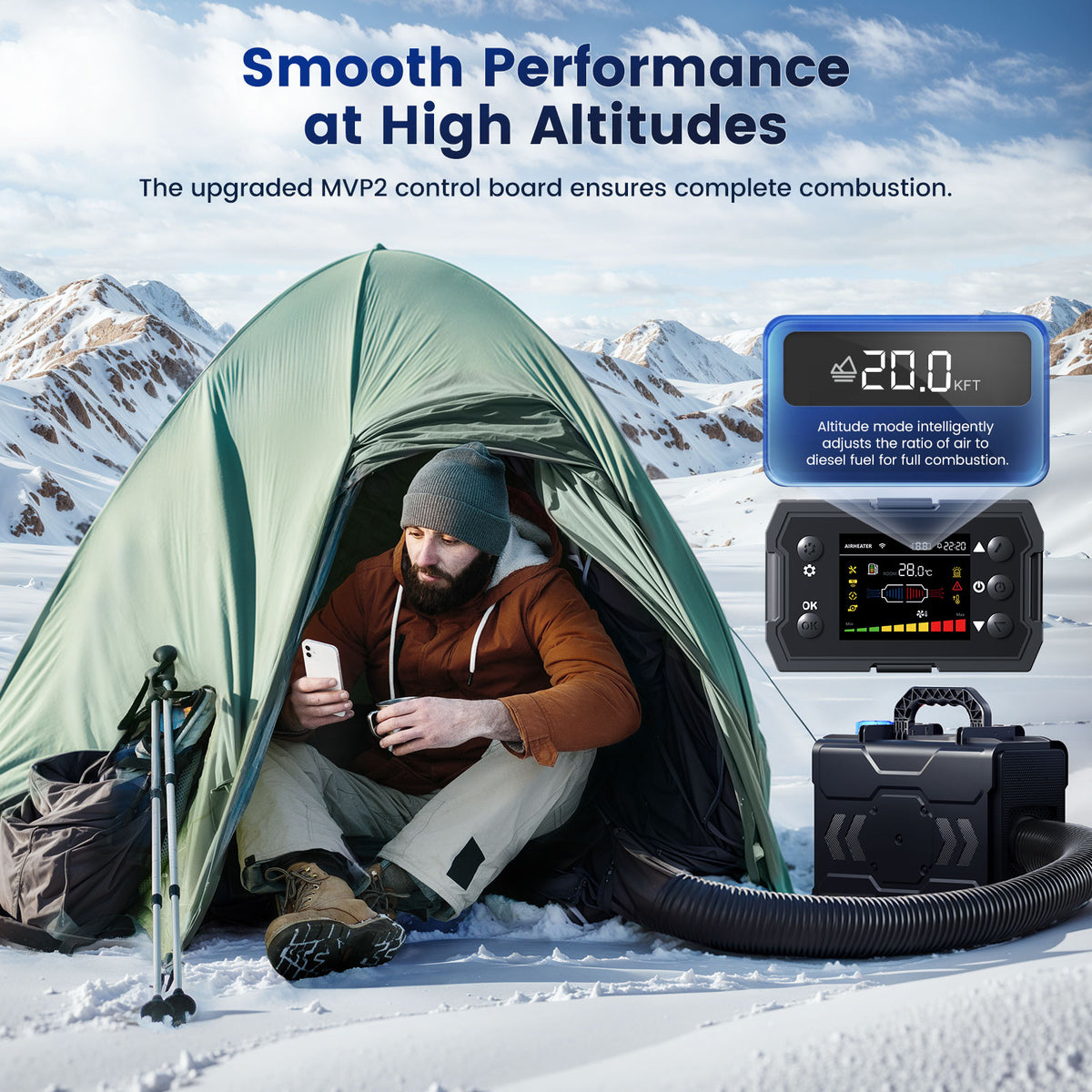 TB2 Diesel Heater Toolbox2, 6L All In One bluetooth - Hcalory