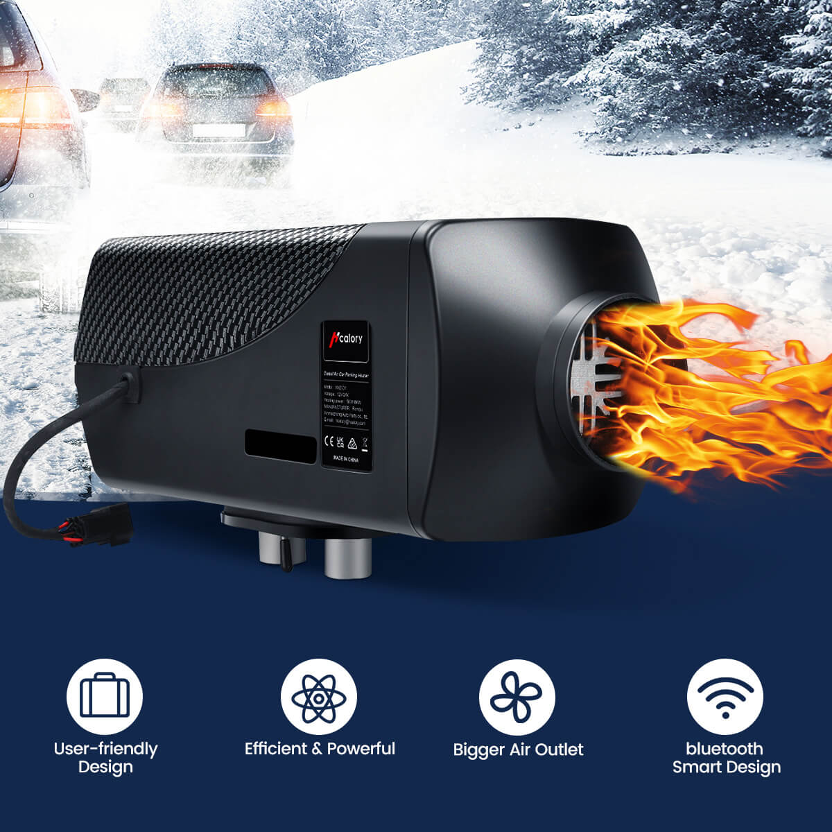 HC-A11 Diesel Heater, 5-8KW LCD Car Accessories - Hcalory