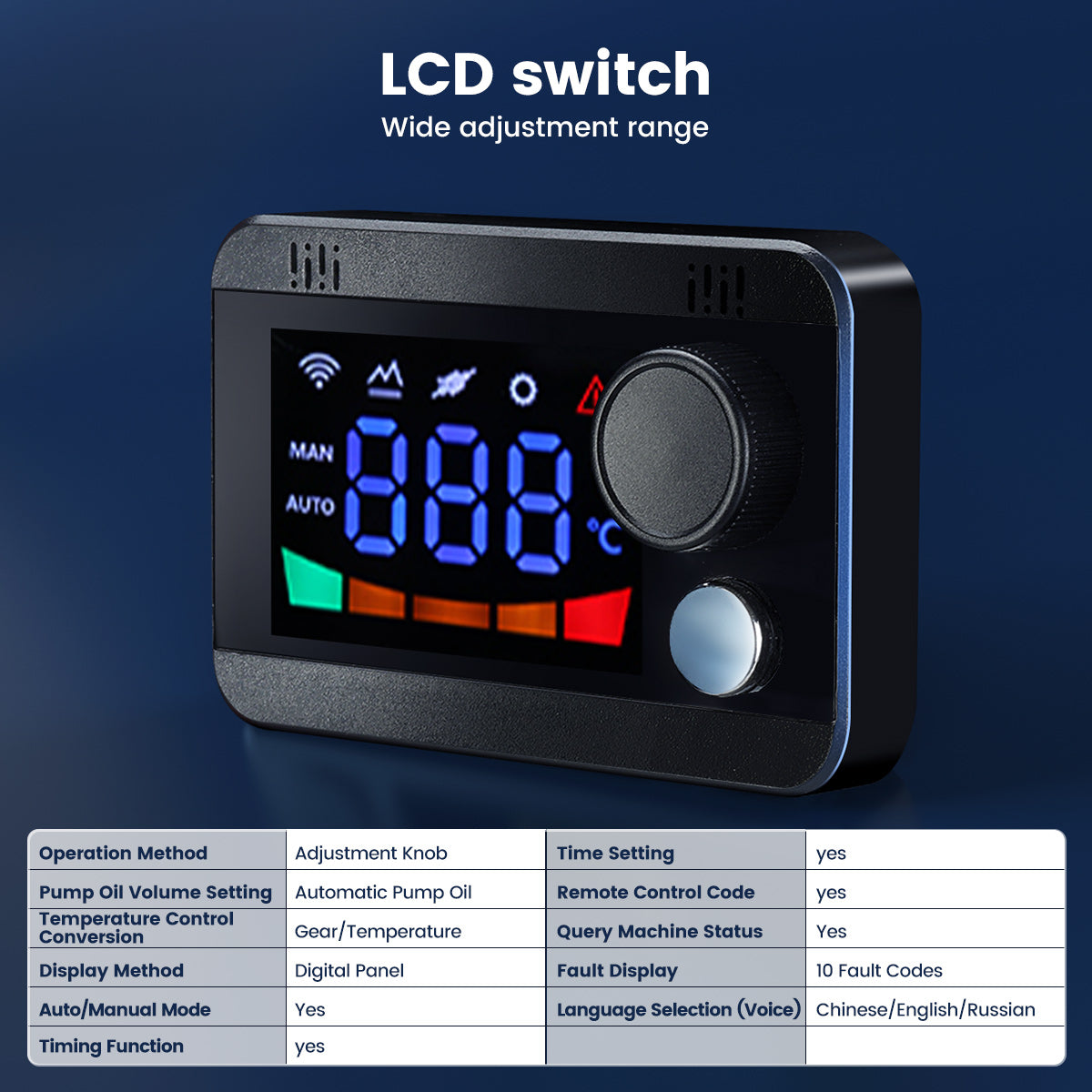 A165 Digital Heater Switch, Remote Control Accessories – Hcalory