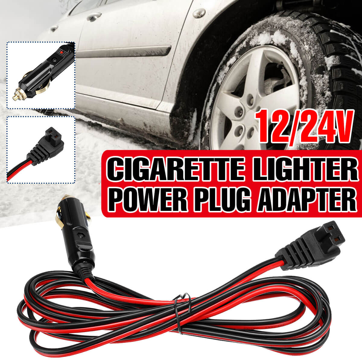 A72 Cigarette Lighter Power Plug Adapter 12/24V – Hcalory