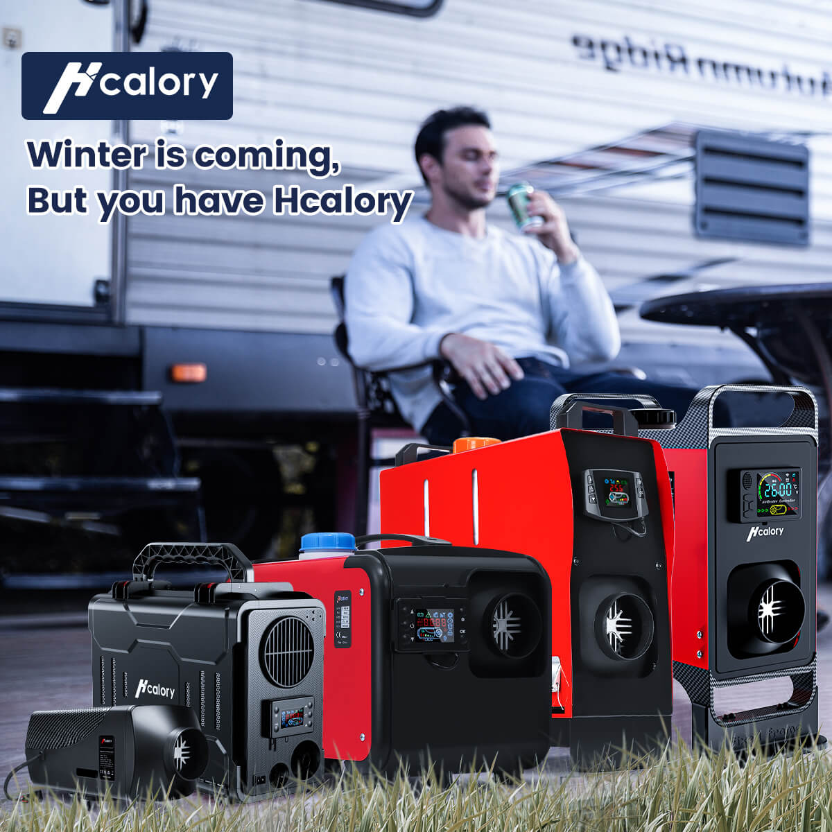HC-A1 Diesel Air Heater, 5L Metal 12V All In One - Hcalory